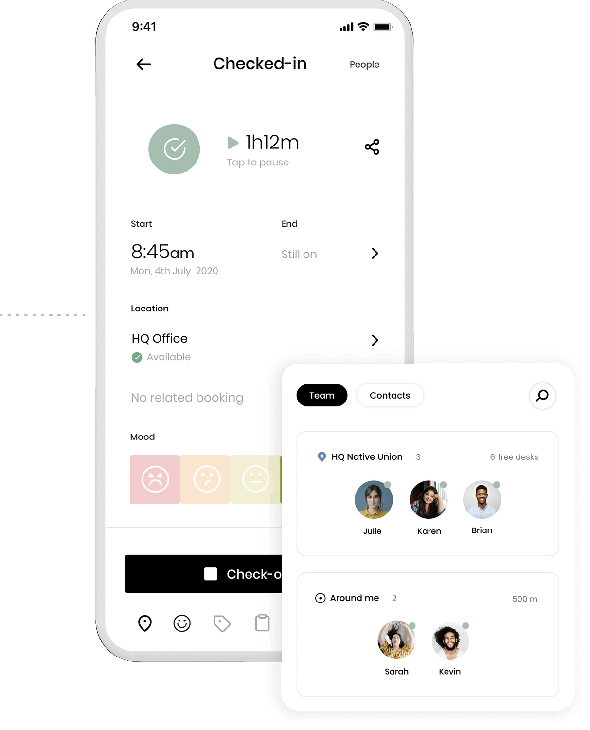 Hybrid work app for remote teams & shared office — FLYDESK